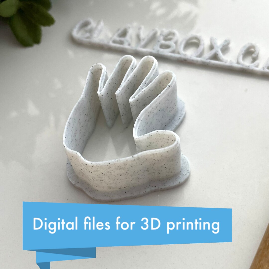 Handprint Cutter Set STL File - Etsy