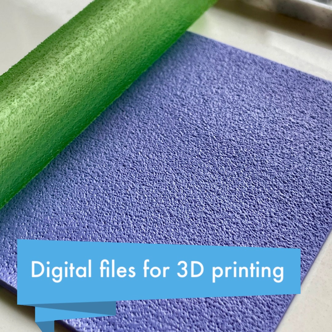 Sandpaper Texture Rollers - Fine and Coarse / Digital STL File - Etsy