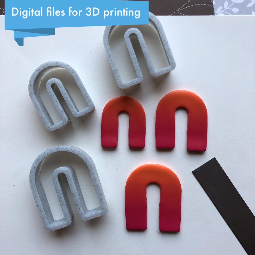 U Shape Cutter Set - Digital STL Files - Etsy