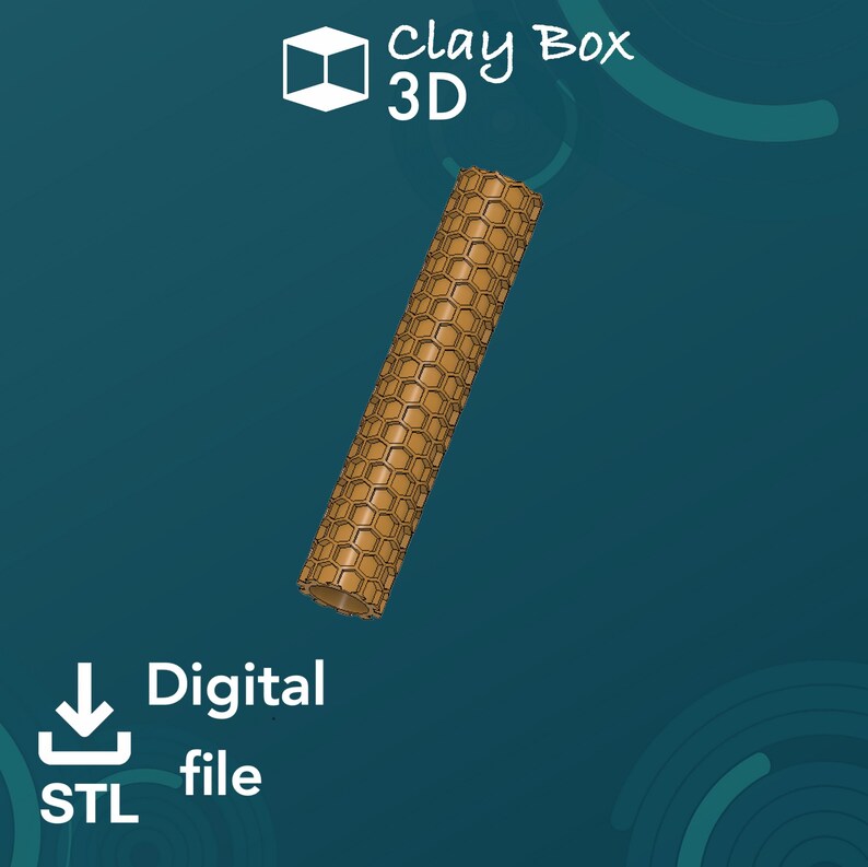 Honeycomb Texture Roller / Digital STL File - Etsy