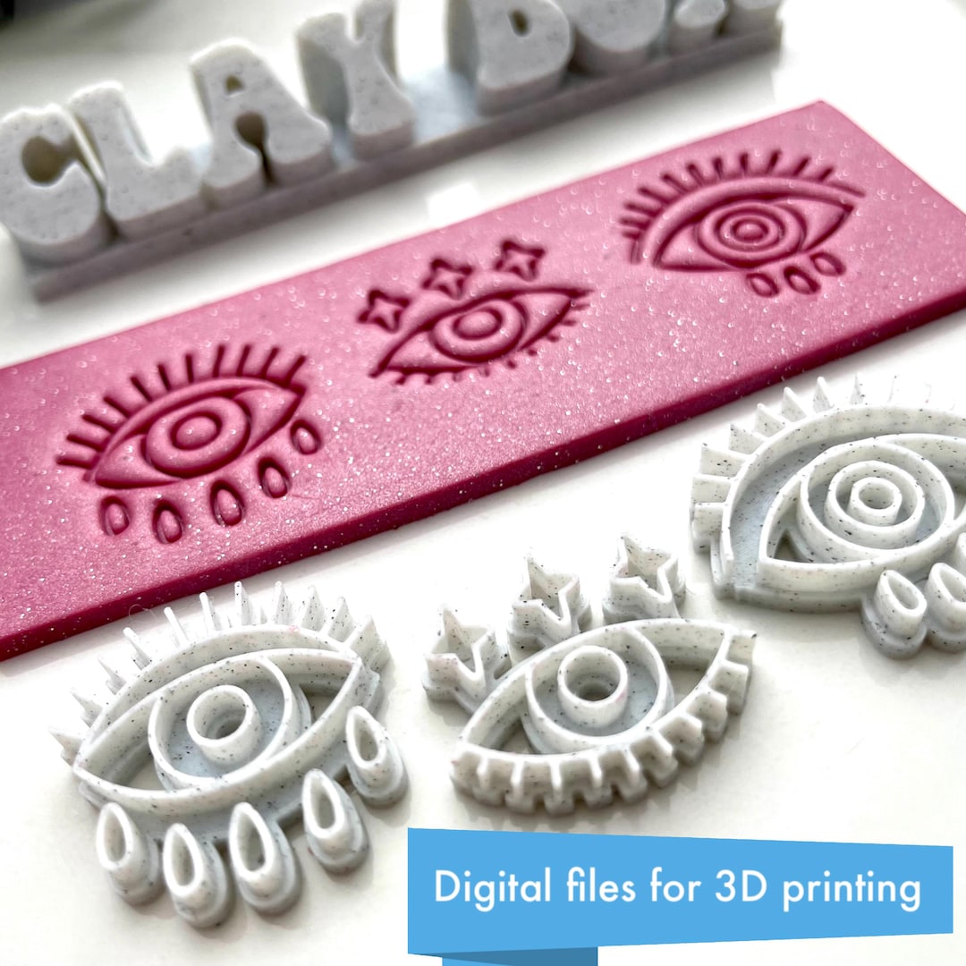 Mystical Eyes Stamp Set - Digital Stl Files - Seven Sizes - Etsy