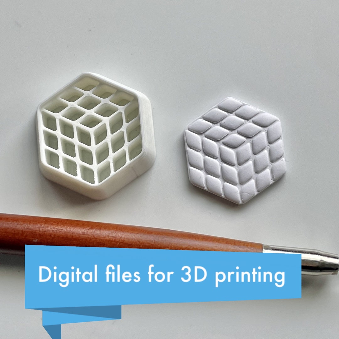 Cube Cutter Set | Digital STL Files | 3D Printable Geometric Clay ...