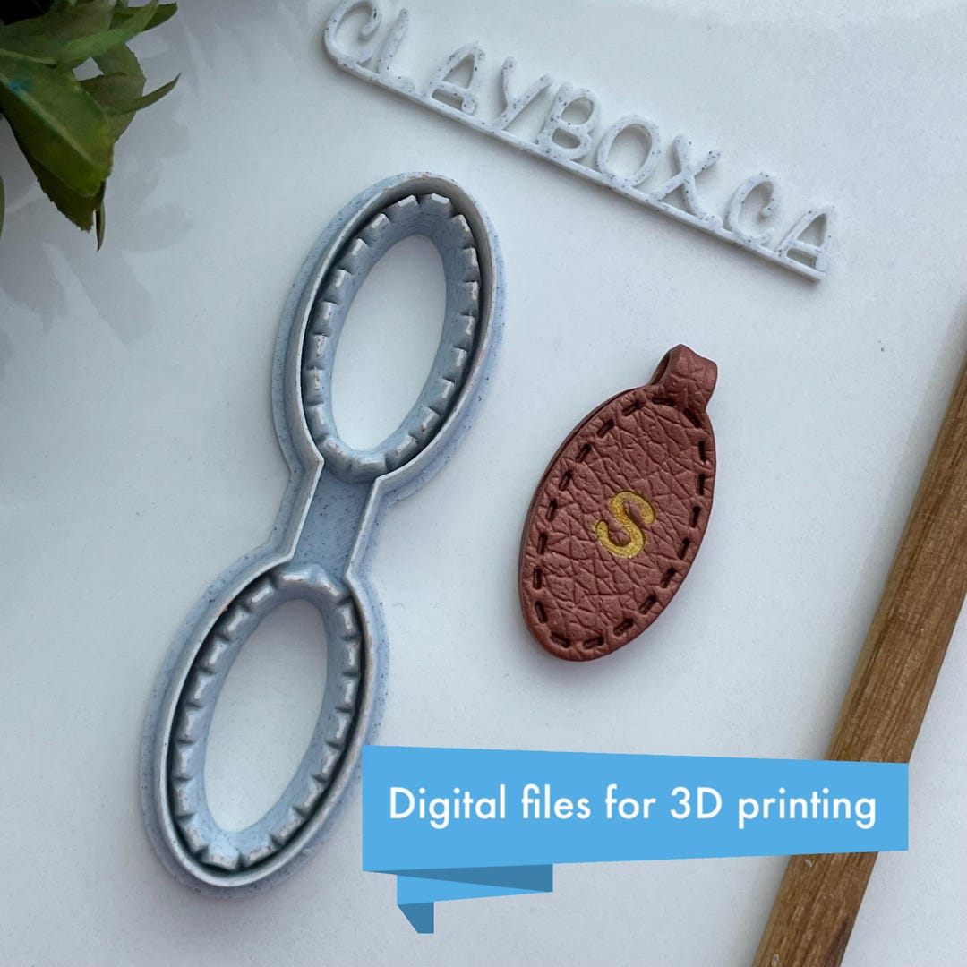 Oval Folded Tag Cutter Set - Eleven Sizes - Digital STL Files - Etsy