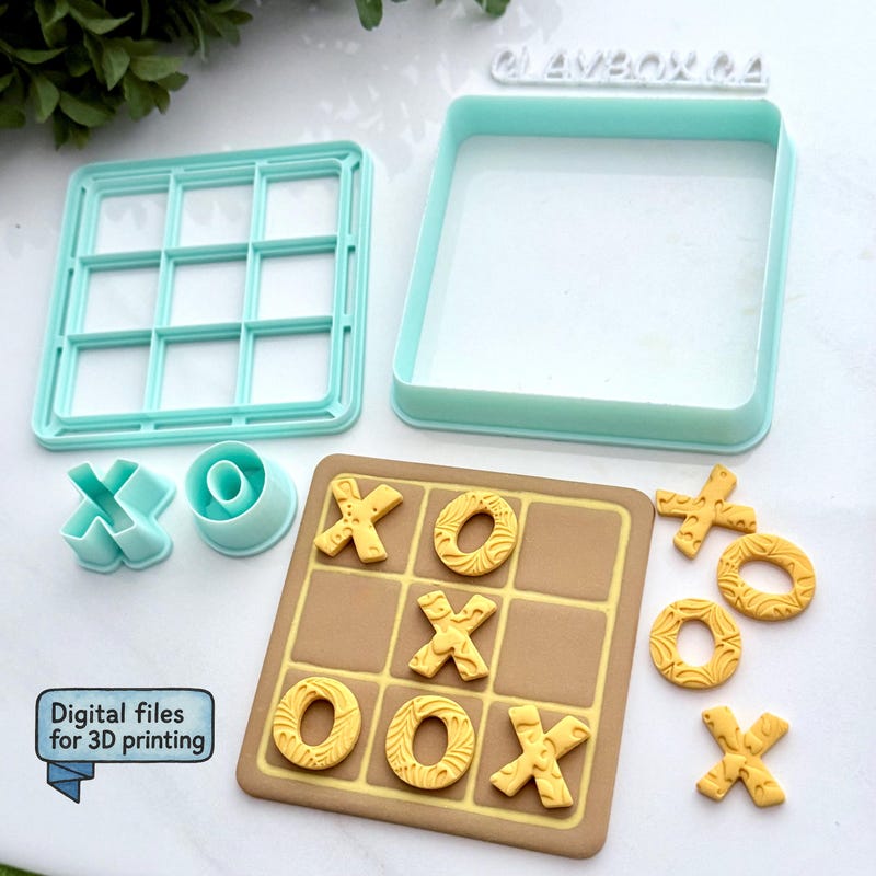 Clay Tic Tac Toe Board - Etsy