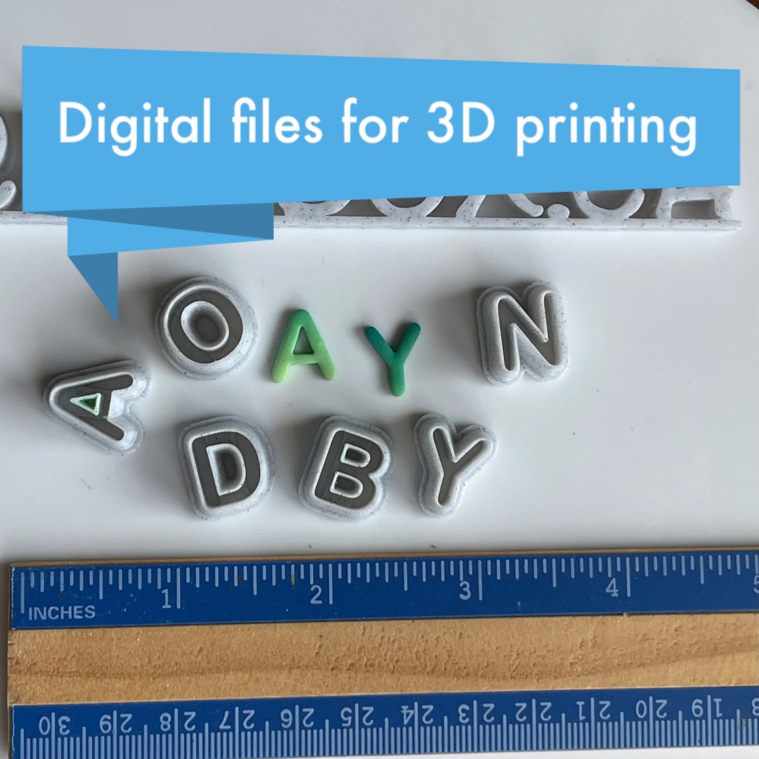 Alphabet Cutter Set - Small Size 1.5cm - Etsy