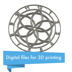 Celtic Clock Faces - Digital STL Files for 3D Printing - Etsy