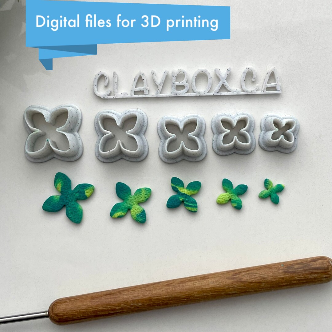 Lilac Flower Cutter Set Digital STL Files for 3D Printing Nine Sizes - Etsy