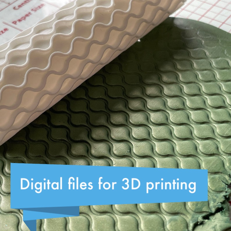 Moroccan Tile Texture Roller / Digital STL File - Etsy