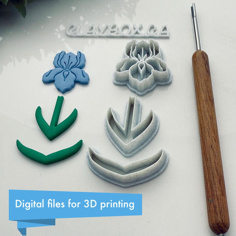 Iris Cutter Set - Digital STL Files for 3D Printing - Polymer Clay ...