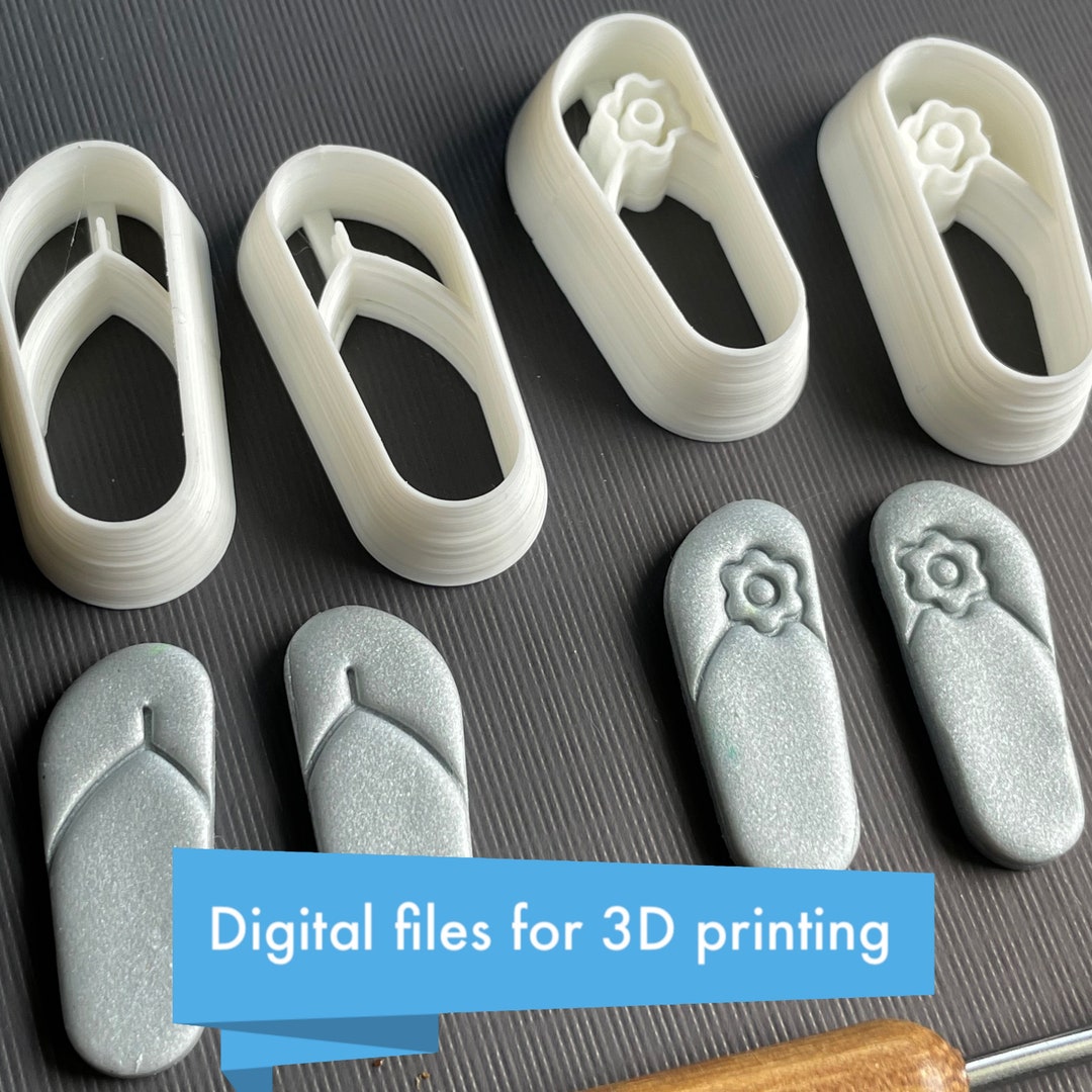 Flip Flops Stamp/cutter Set – Digital STL Files for 3D Printing - Etsy