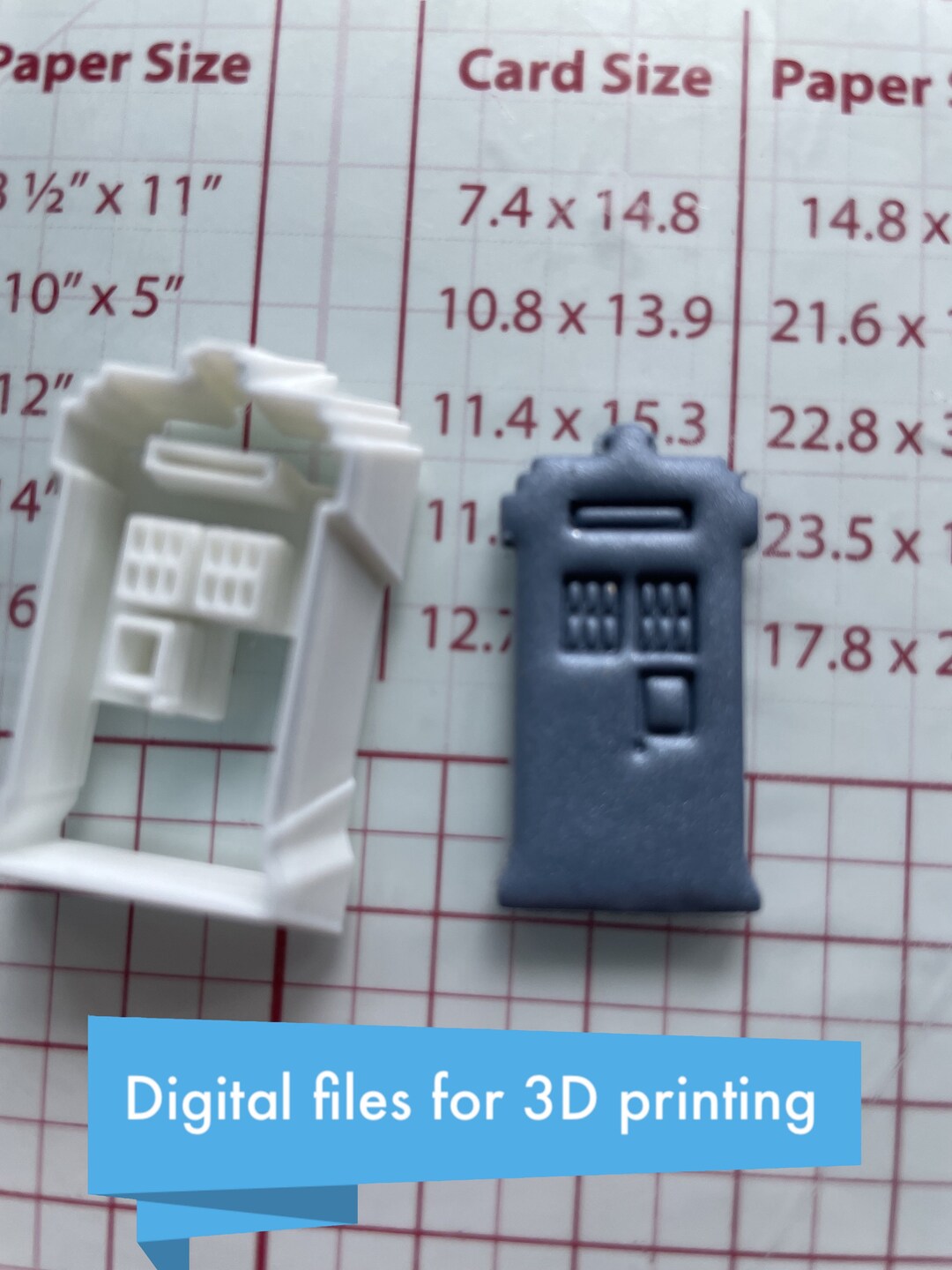 Police Box Combined Stamp/cutter - Digital Files for 3D Printing - Etsy