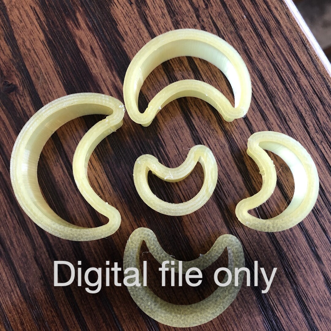 Moon Cutter Set Digital Files for 3D Printing - Etsy