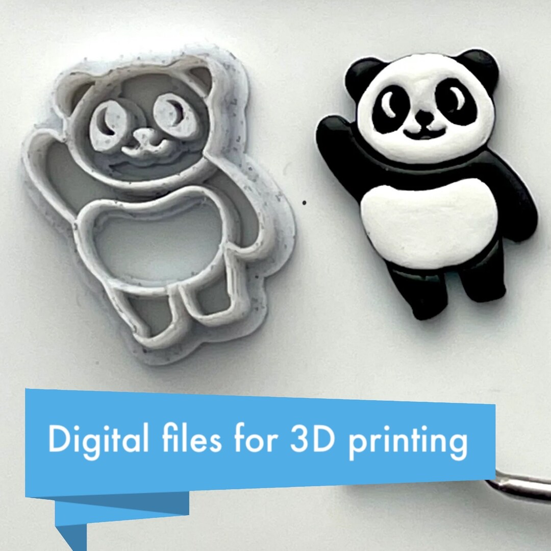 Panda Cutter Set - Six Sizes - Digital Files for 3D Printing - Etsy