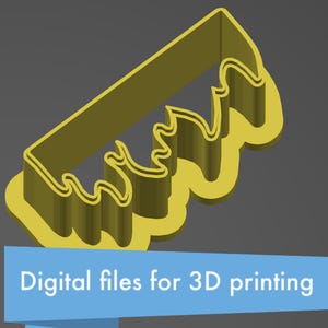 Flames Cutter Set - Digital STL Files - Etsy