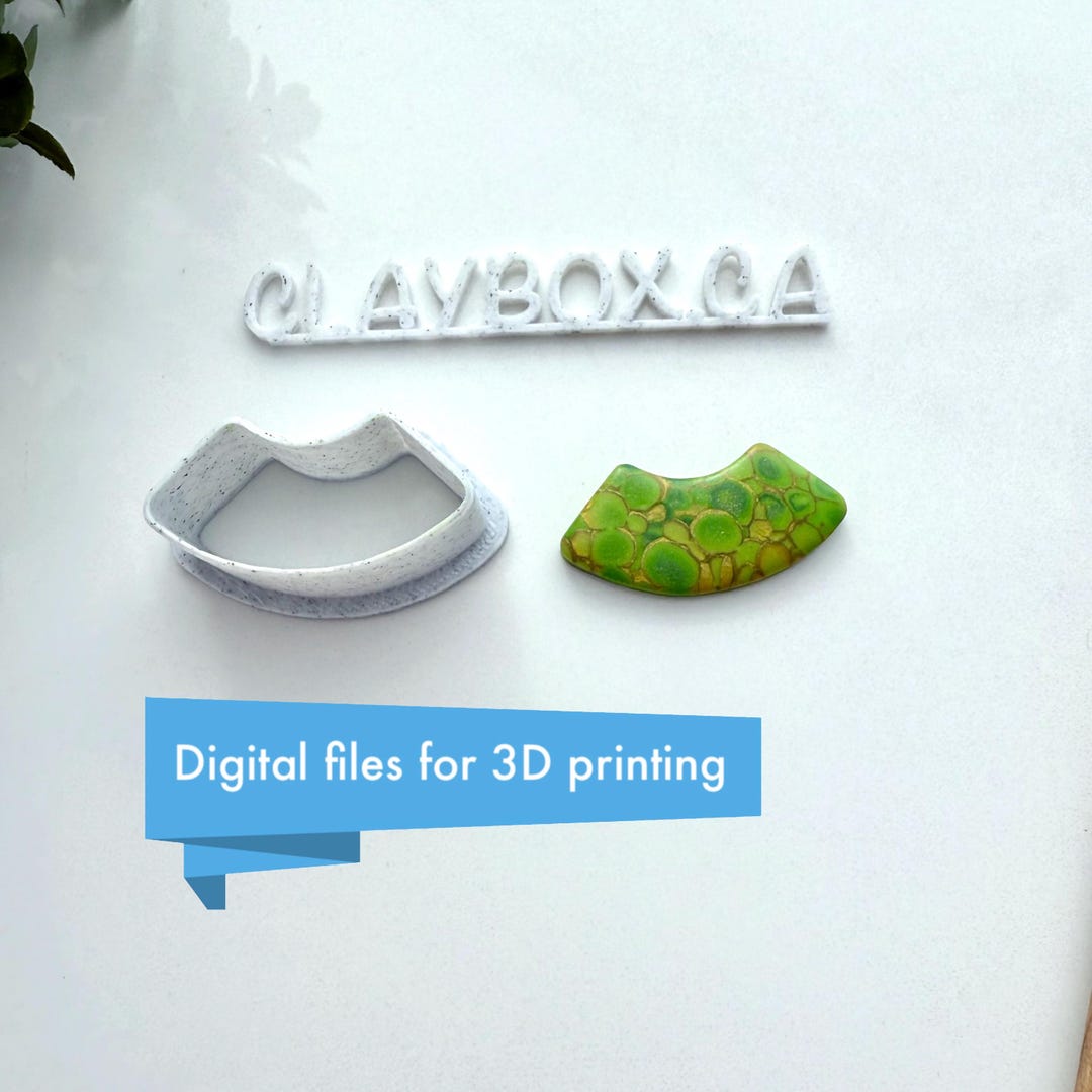 Collar Shape Cutter Set – STL Files for 3D Printing – Polymer Clay ...