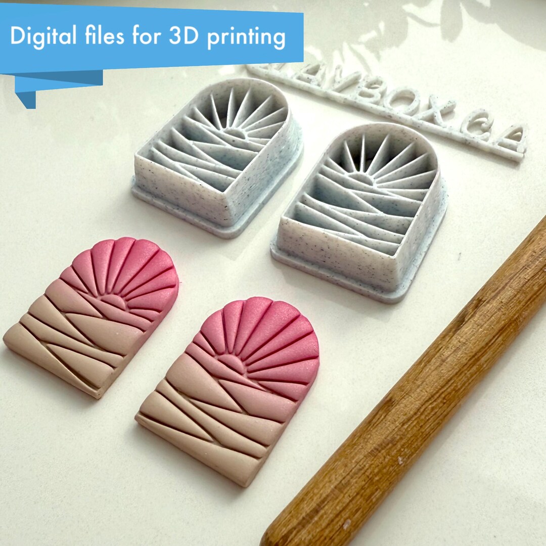 Sunset Combined Stamp/cutter Set - Digital STL Files for 3D Printing - Etsy