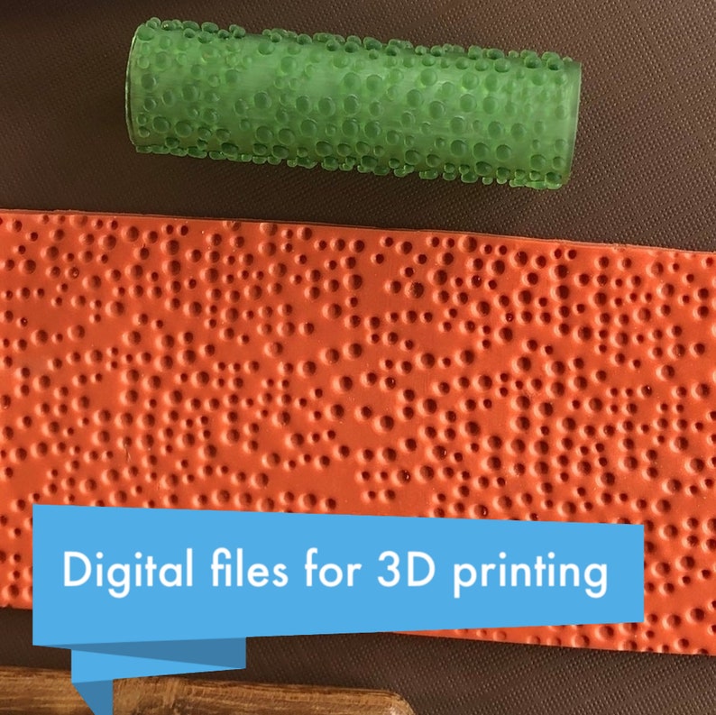 Dotty Texture Rollers / Digital STL File - Etsy