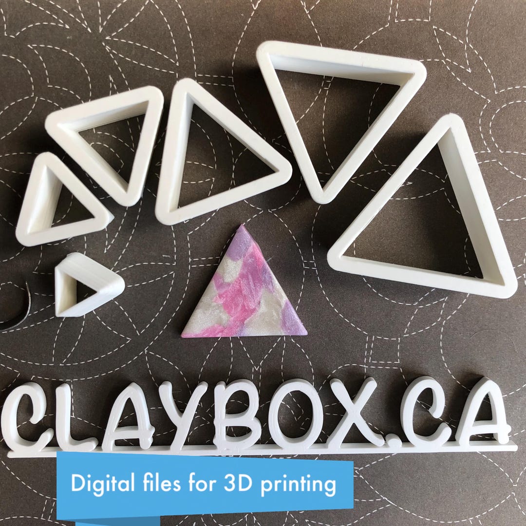 Equilateral Triangle Cutter Set – Digital STL Files for 3D Printing ...
