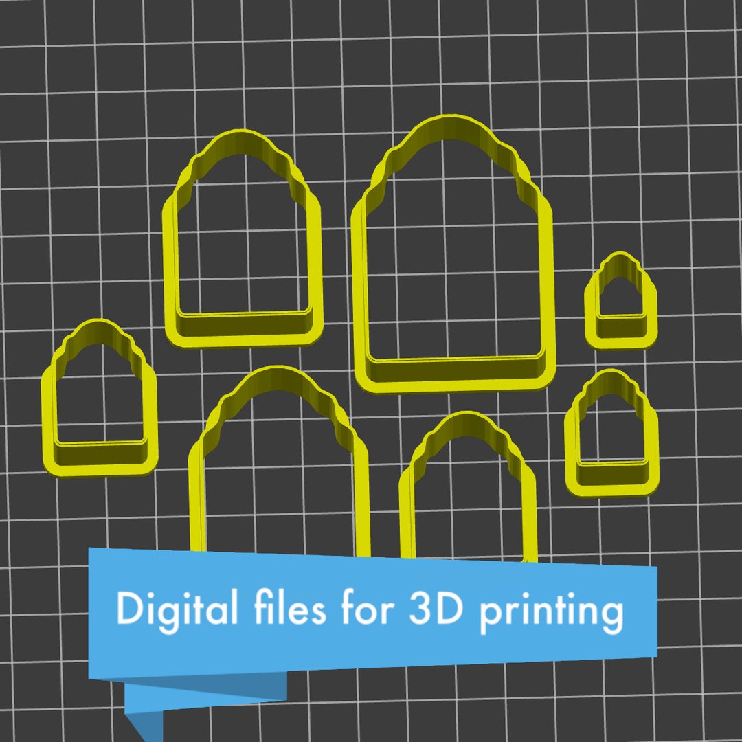 Curvy Arch Cutter Set - Etsy