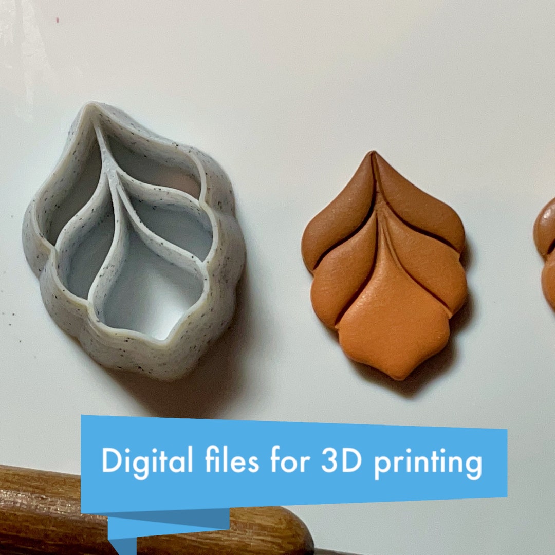 Decorative Drop Polymer Clay Cutter Set – Digital STL Files for Polymer ...