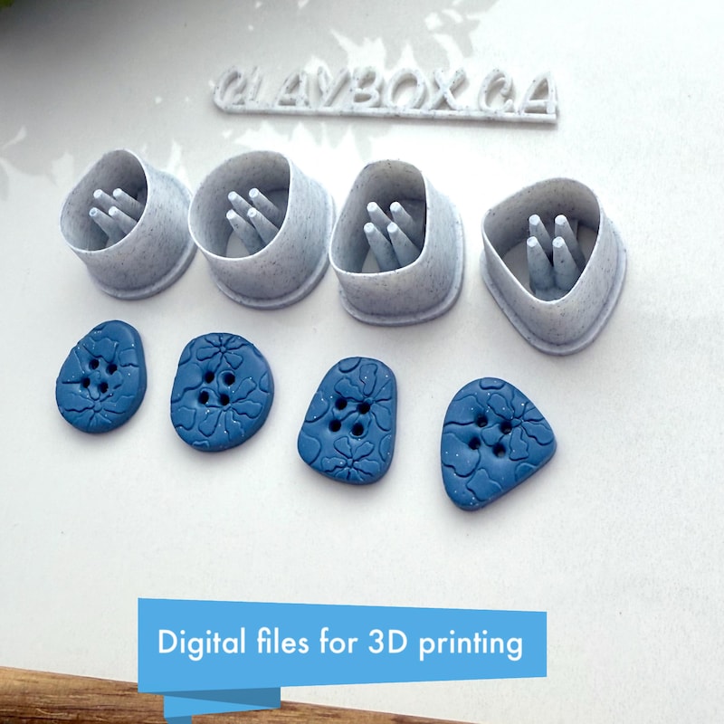 Polymer Clay Buttons - Etsy