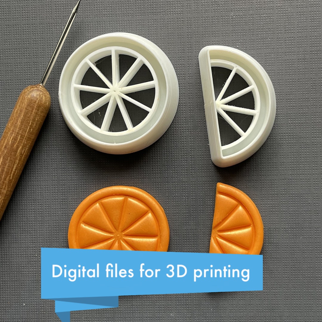 Orange Slice Combined Stamp/cutter - Etsy