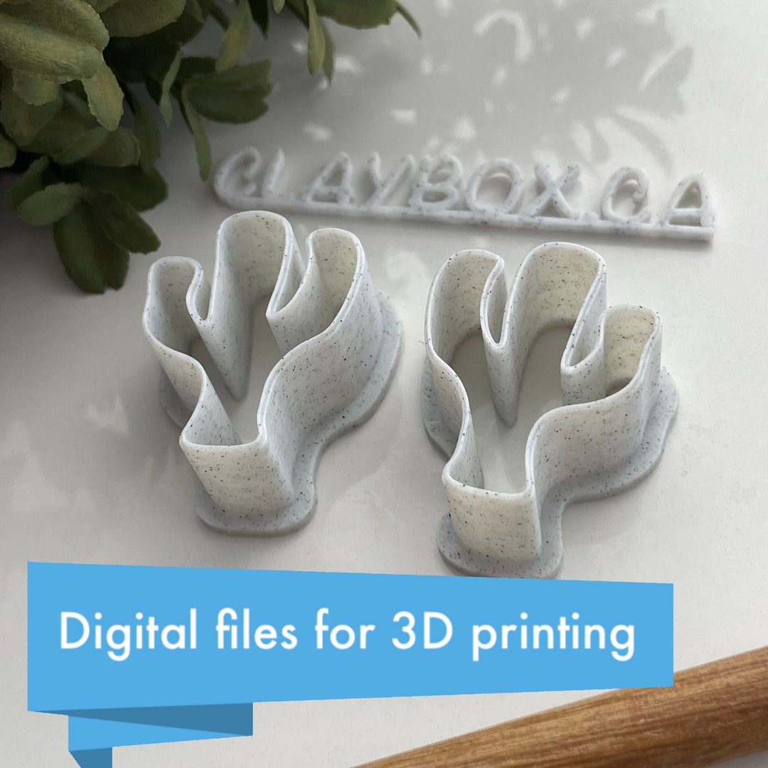 Cactus Cutter Set: 3D Printing STL Files for Polymer Clay (digital ...