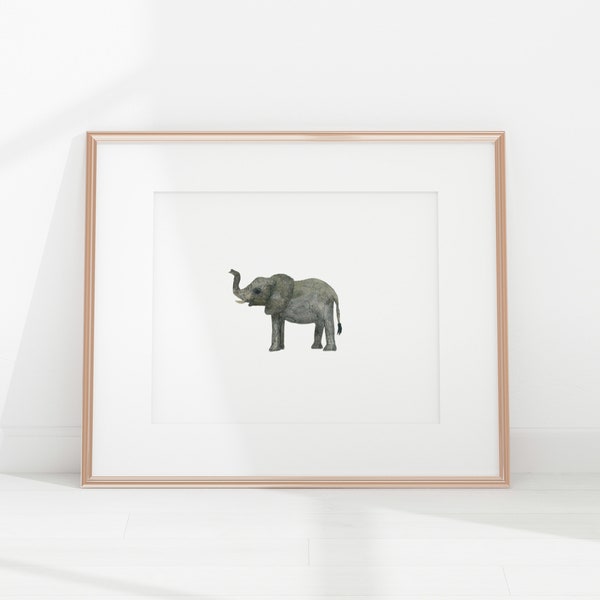 Elephant Print - Etsy