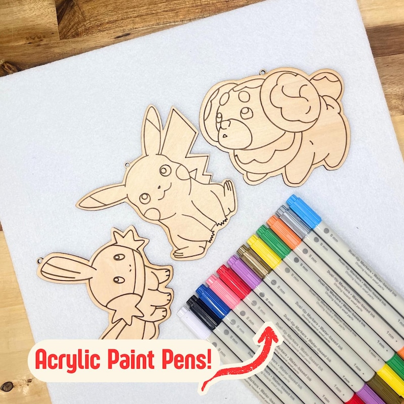 Pokemons Custom Painting - Etsy