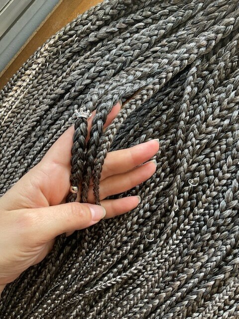 Full Set DE Synthetic Braids Extensions Handmade Braids Unique Boho ...