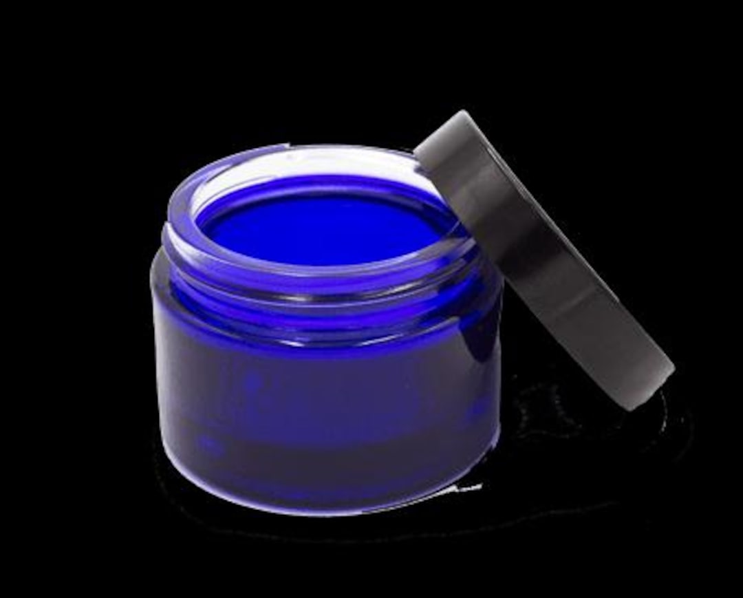 Blue Glass Jar (50 Ml) Sprayed - Etsy