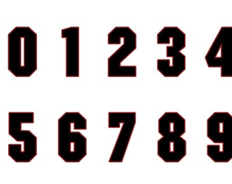 Sports Jersey Decal - Etsy