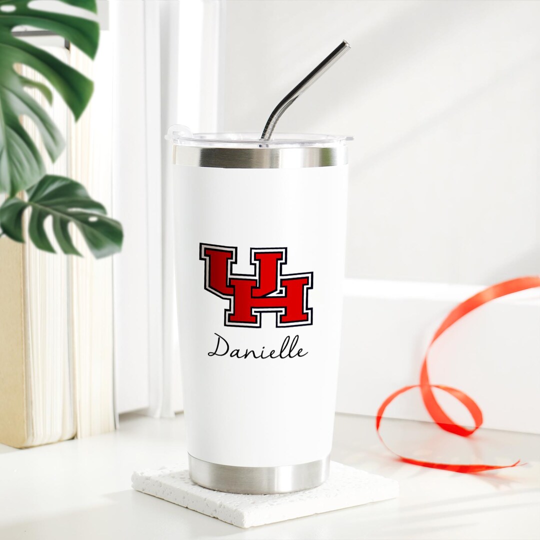 Personalized 20oz College Tumbler, Custom College Merch, Back to School ...