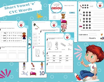 Pineapple Phonics Level 2 English CVC Short Vowel Rainbow Reading ...