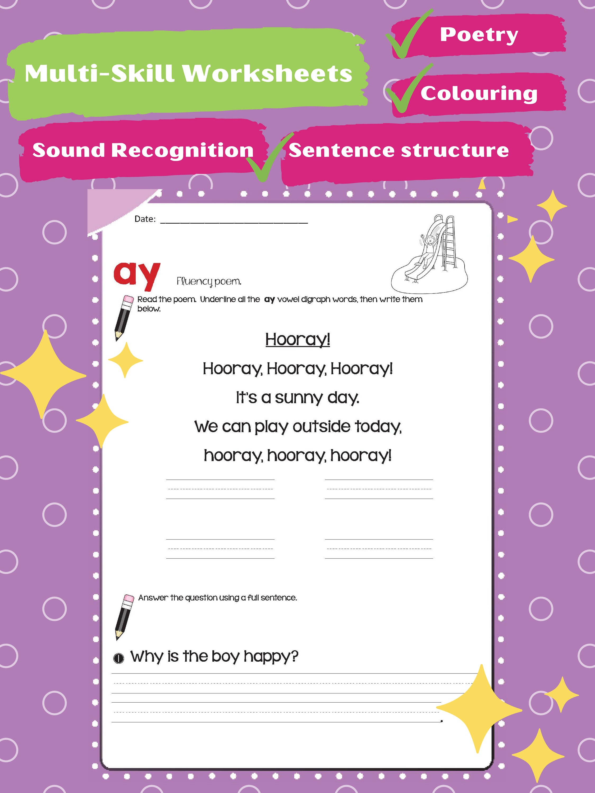 Long Vowel Digraphs. Short Vowel Digraphs. Ay Digraph. Ai Digraph. Eigh ...