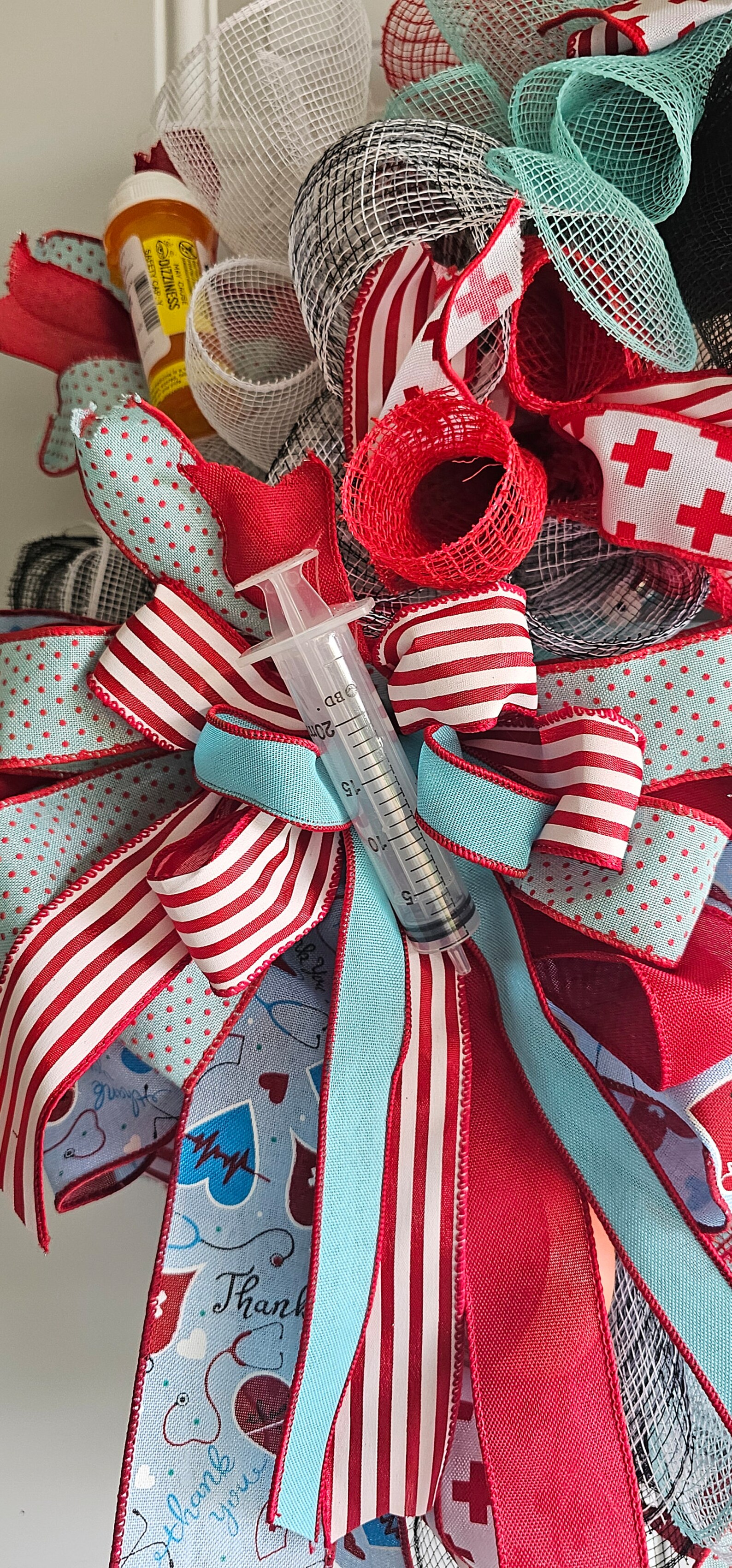 Nurse Appreciation Wreath, Nurse Gift, Healthcare Decor, Handmade ...