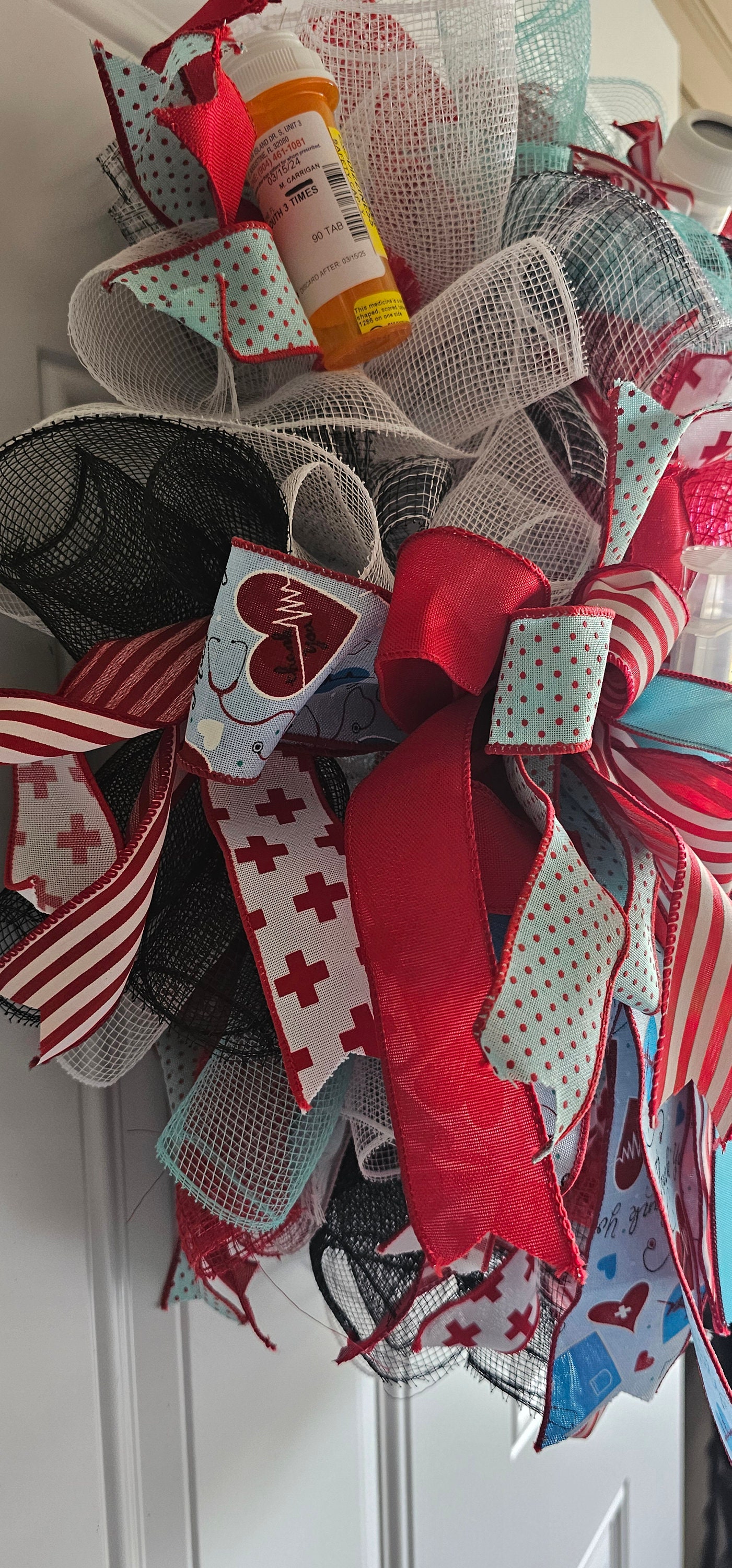 Nurse Appreciation Wreath, Nurse Gift, Healthcare Decor, Handmade ...