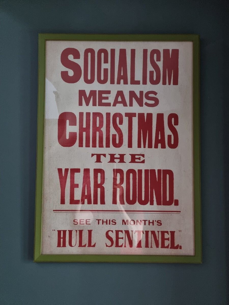 Socialism Means Christmas the Year Round Poster - Etsy