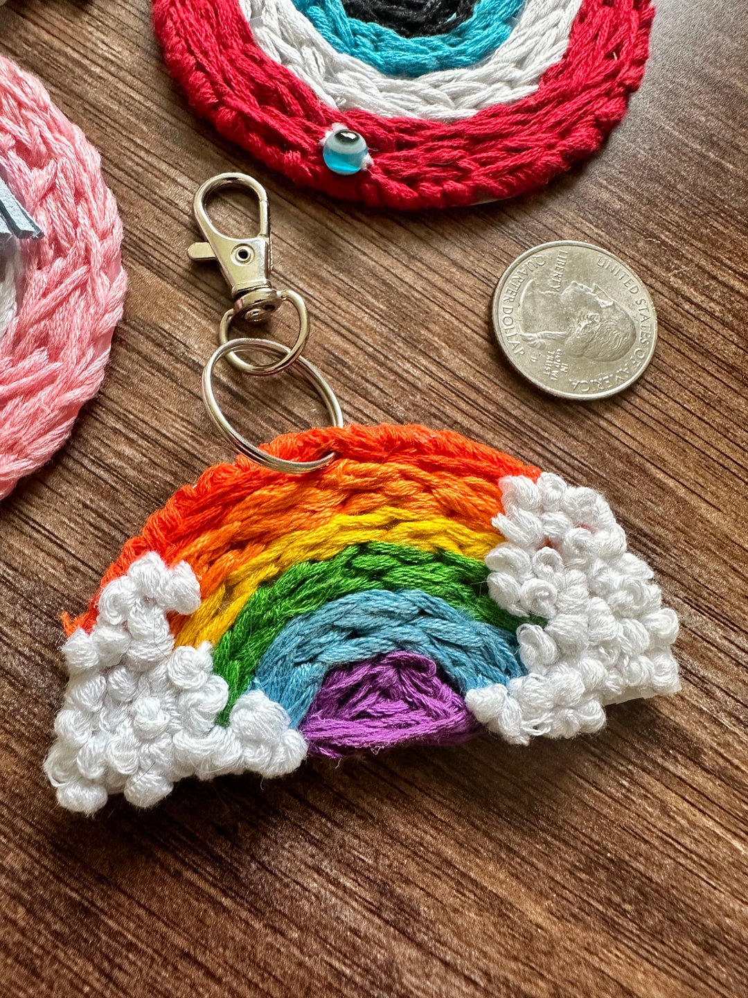 Mother's Day 2024 Gift Keychains, Rainbow Keychain, Evil Eye Keychain ...