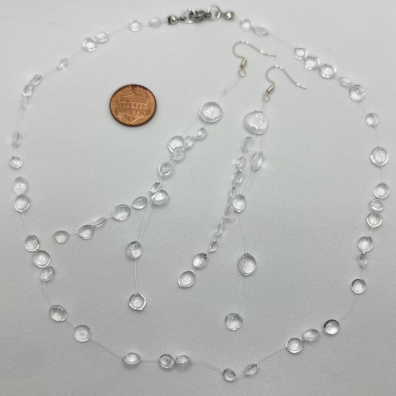 Raindrop Necklace Set - Etsy
