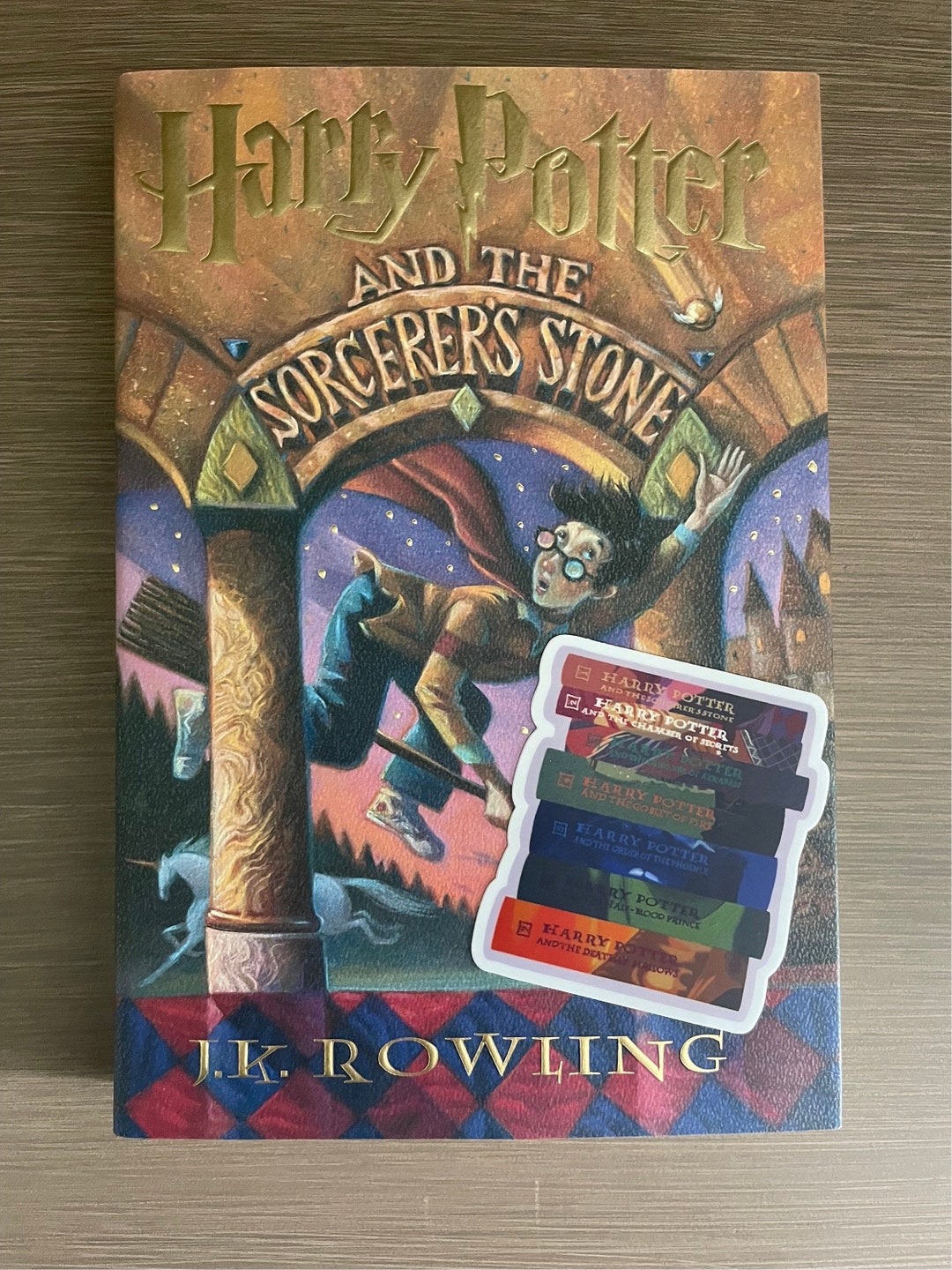 Wizard Inspired Book Stack Sticker, HP, Books, Novels, Potter - Etsy