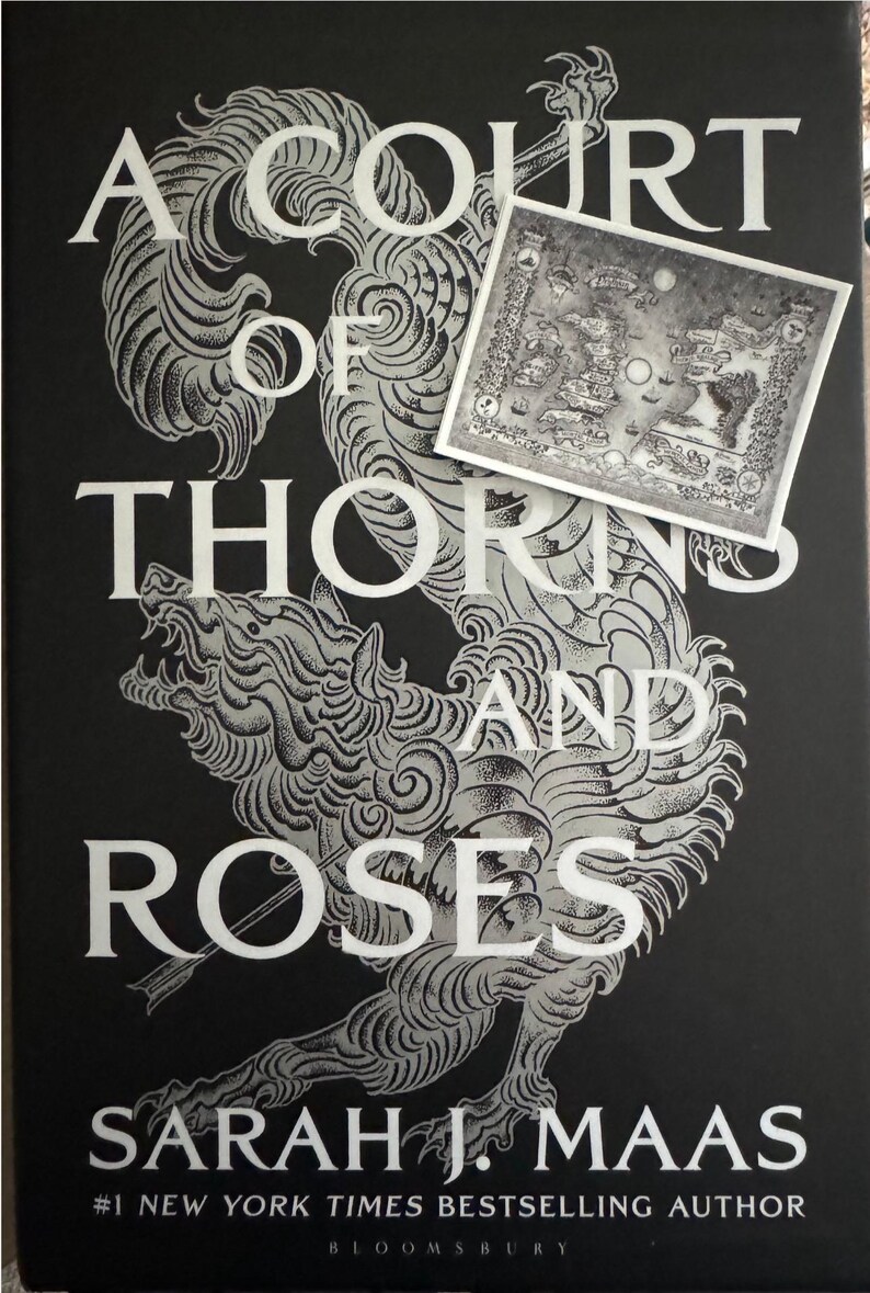 ACOTAR Book Inspired Sticker- Opening Cover- Map - Waterproof - Etsy