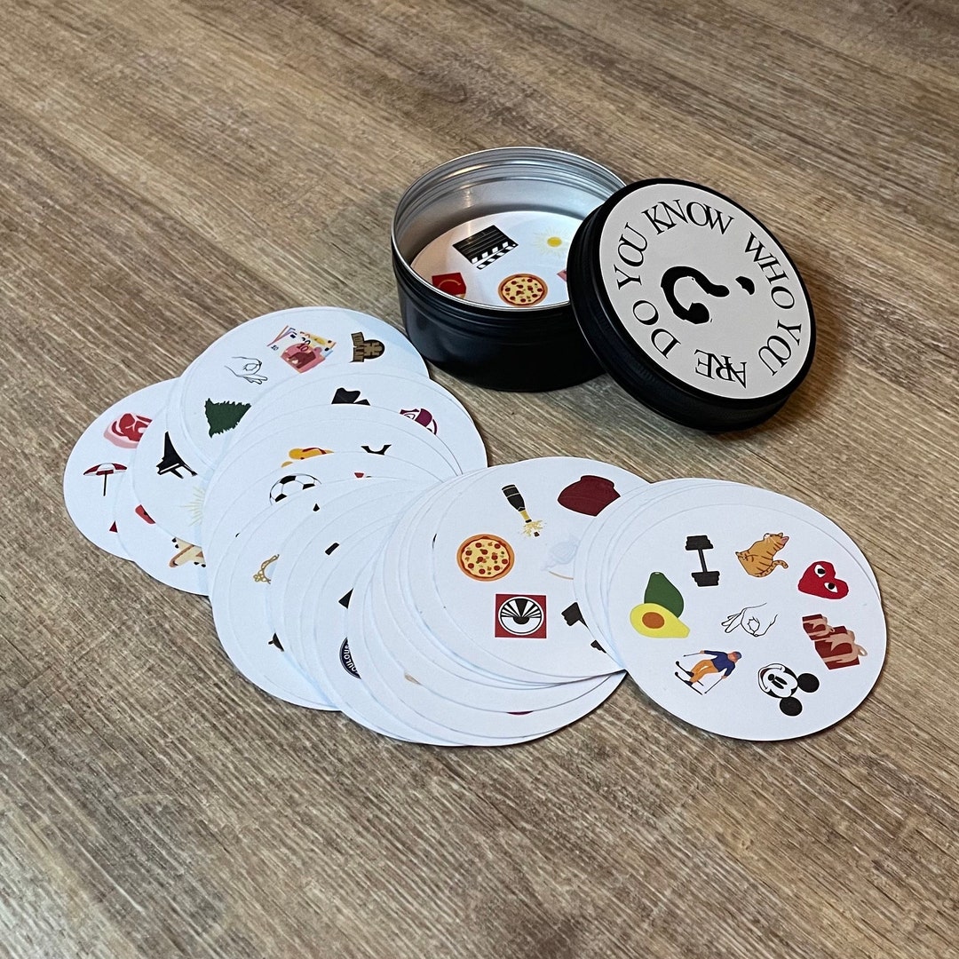 Do You Know Who You Are / Customizable Dobble Board Game / Personalized ...