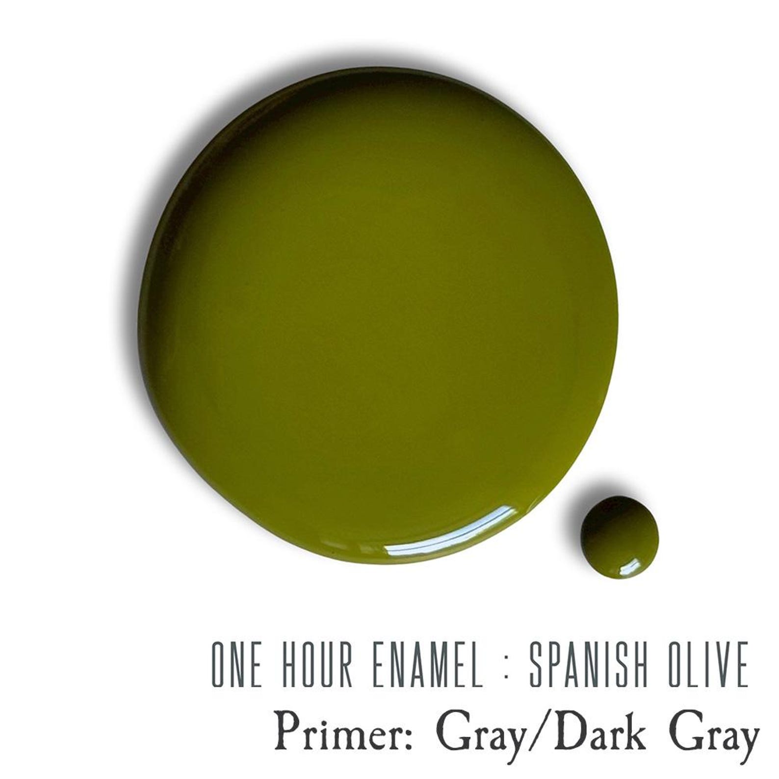 Spanish Olive - Green Cabinet & Furniture Paint - One Hour Enamel ...
