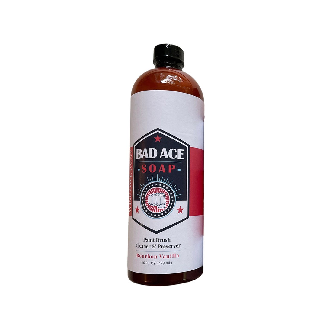 Bourbon Vanilla Bad Ace Soap Paint Brush Soap & Conditioner Wise Owl ...