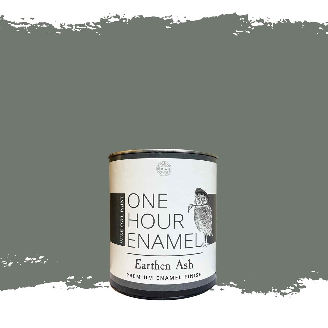Earthen Ash - Green Cabinet & Furniture Paint - One Hour Enamel - Wise ...