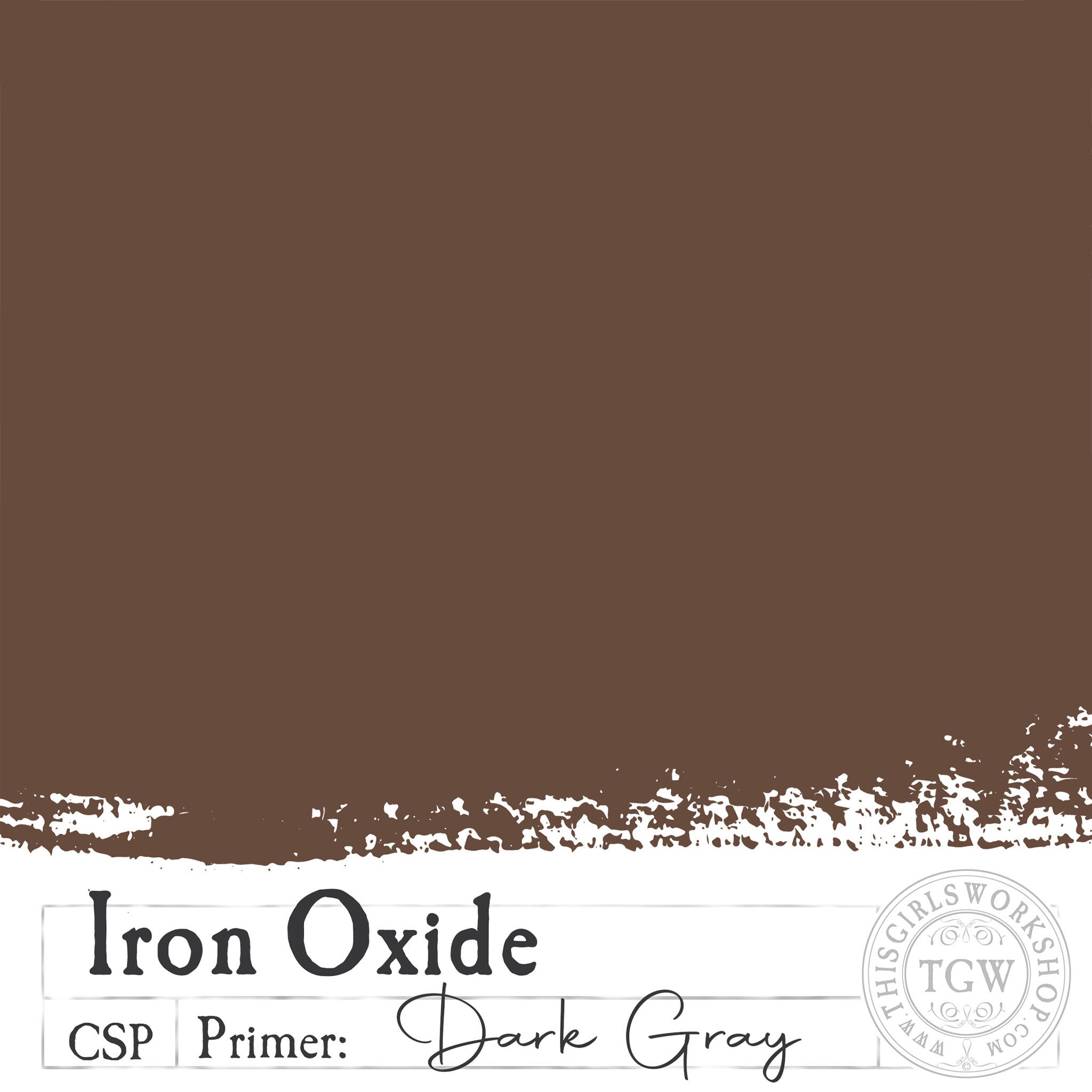 Iron Oxide Brown Rust Chalk Synthesis Furniture Paint, Mineral Paint ...