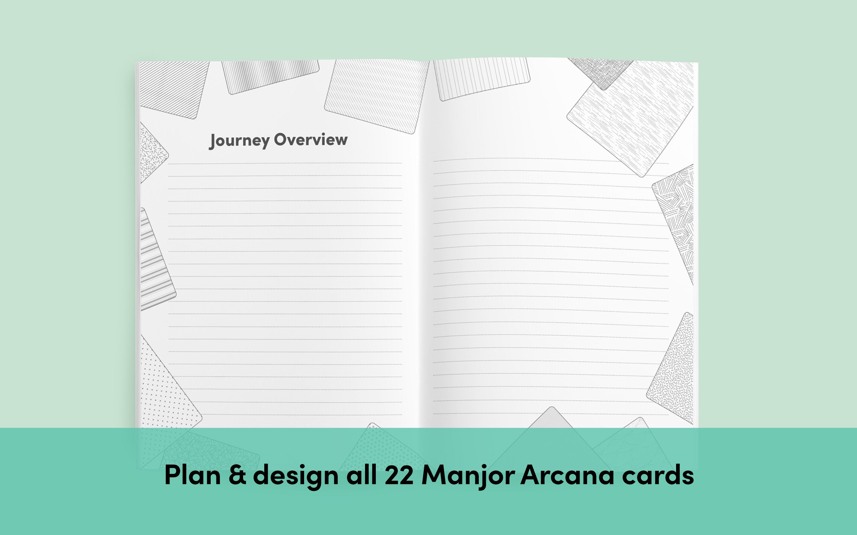 Create Your Own Tarot Deck | DIY Worksheet | Minimalist Design | Print ...