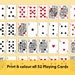 All 52 Playing Cards Full Deck | Printable | Instant Digital Download ...