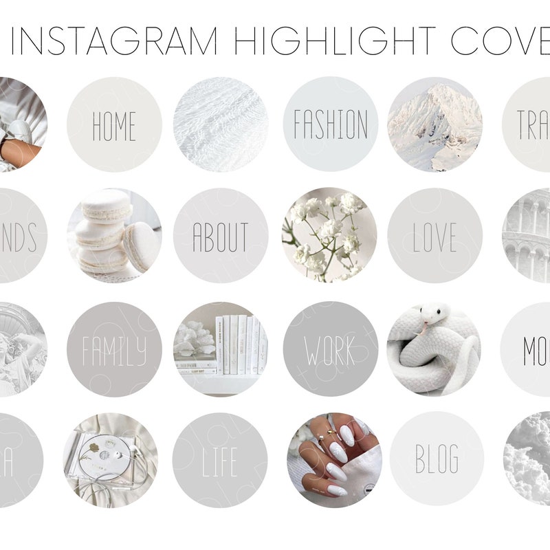 Instagram Highlight Icons - Etsy